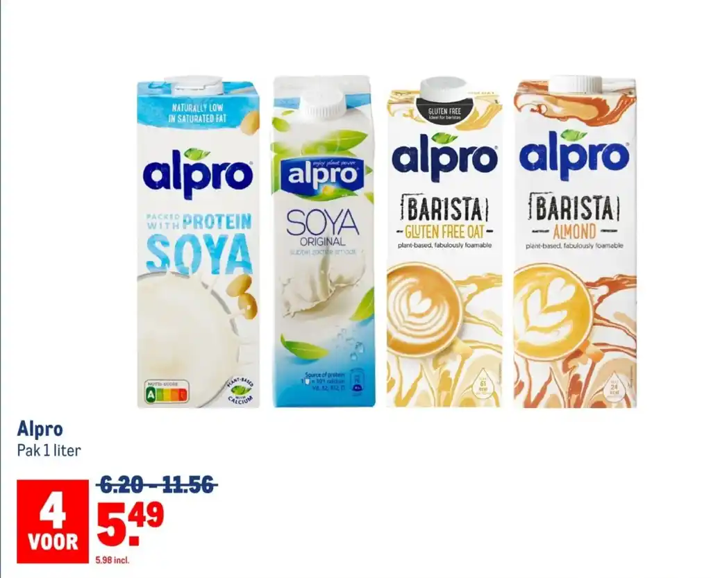 Alpro aanbieding bij Makro