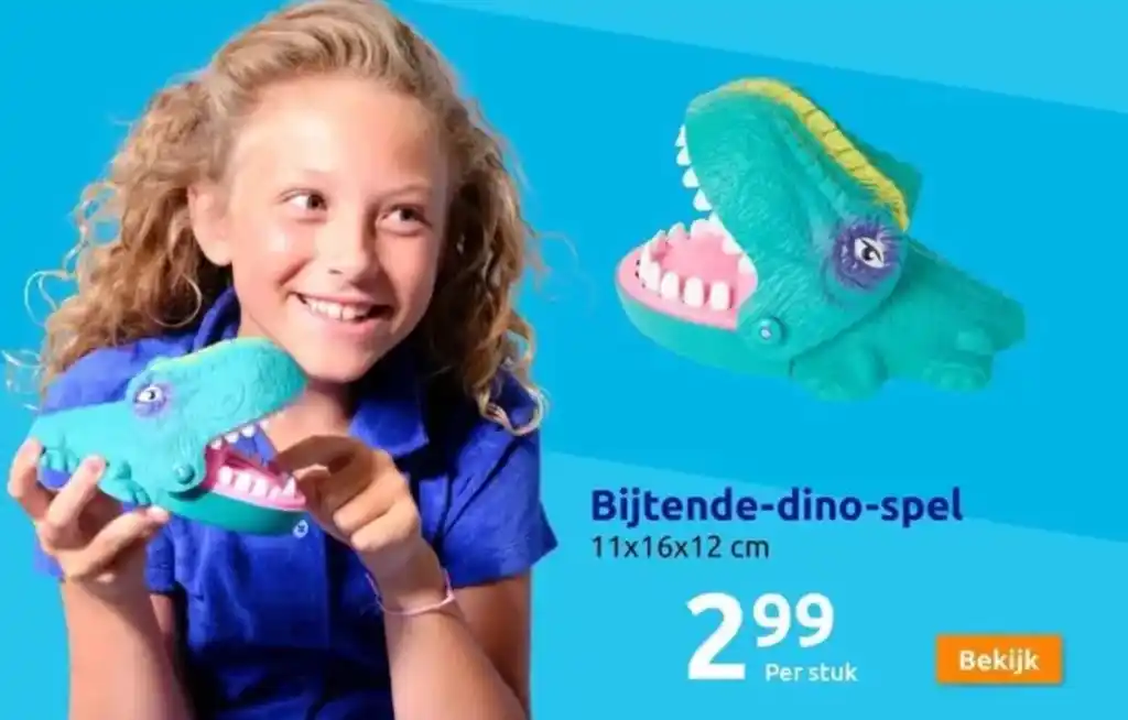 Bijtende-dino-spel aanbieding bij Action