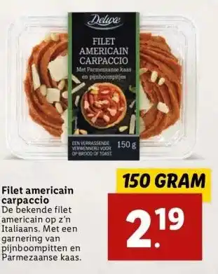 Filet americain carpaccio de bekende filet americain op z'n italiaans ...