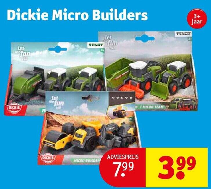 Dickie Micro Builders aanbieding bij Kruidvat