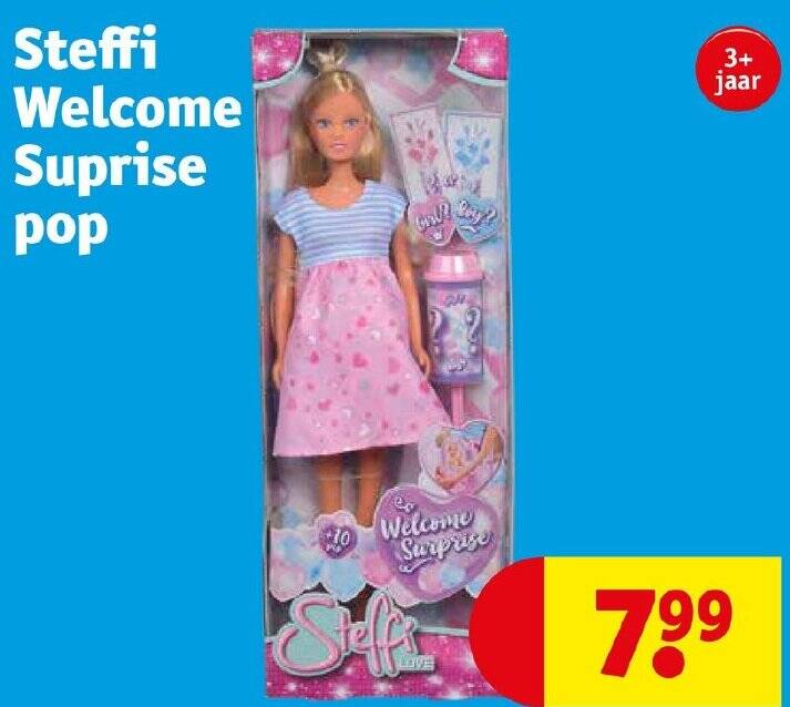 Steffi Welcome Suprise pop aanbieding bij Kruidvat