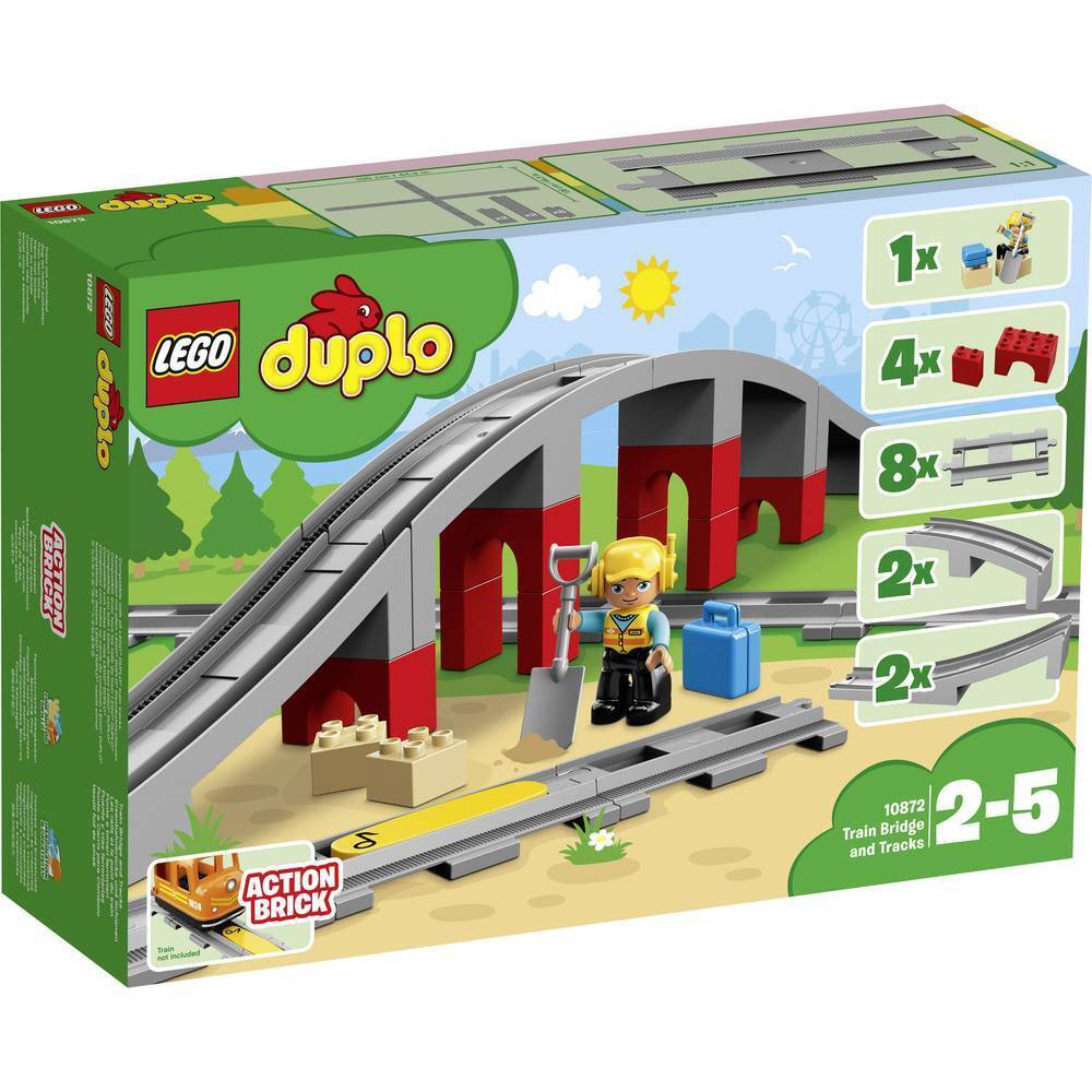Lego duplo 10872 spoorbrug en rails aanbieding bij Conrad