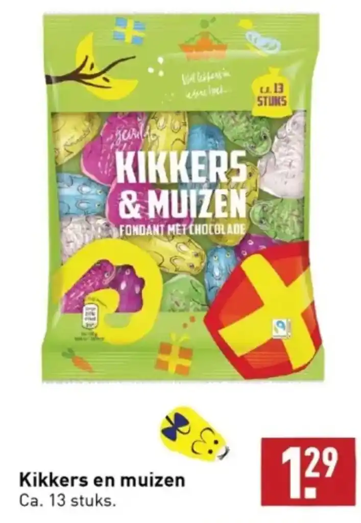 Kikkers en muizen Ca. 13 stuks. aanbieding bij ALDI