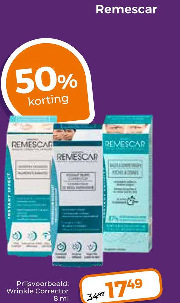 Remescar aanbieding bij Trekpleister