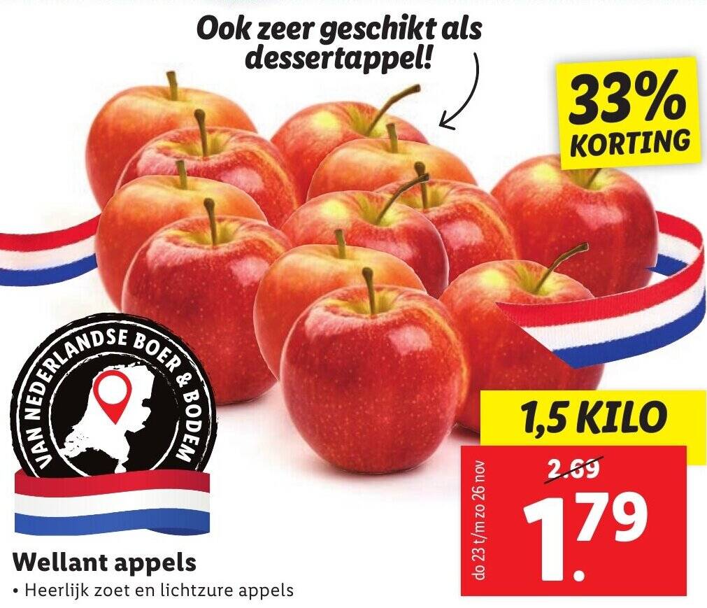 Wellant appels aanbieding bij Lidl