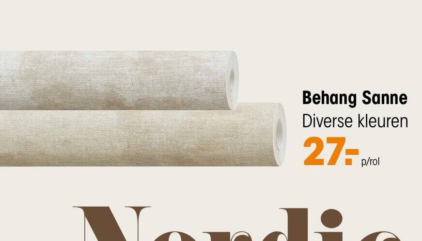 Behang Sanne aanbieding bij Kwantum