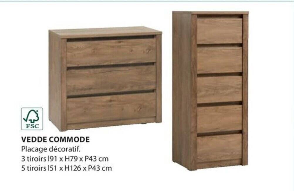 VEDDE COMMODE aanbieding bij Jysk