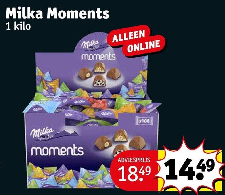 Milka Moments 1 kilo aanbieding bij Kruidvat