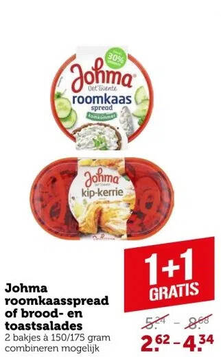 Johma aanbieding bij Coop