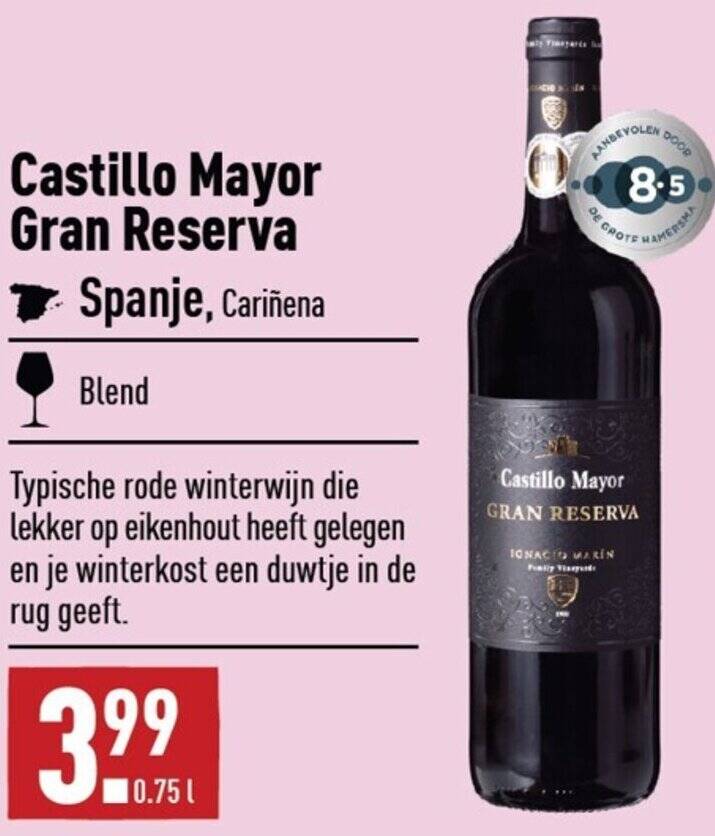 Castillo mayor gran reserva aanbieding bij ALDI