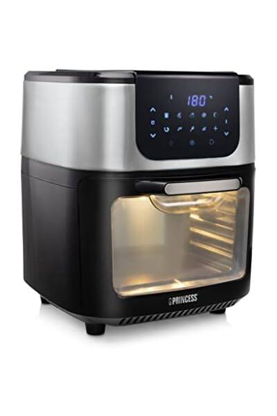 Princess 182075 air fryer oven deluxe, 11l, zwart, 11 l aanbieding bij Amazon