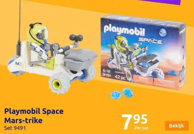 Playmobil space mars-trike aanbieding bij Action