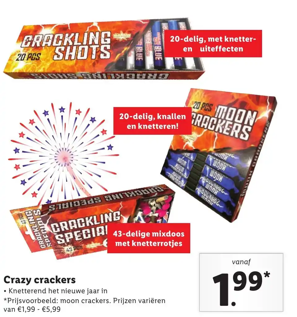 Crazy crackers aanbieding bij Lidl