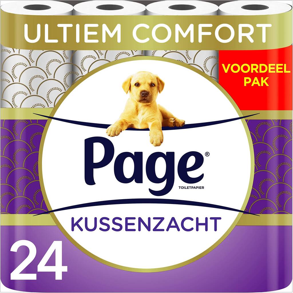 Page wc papier - kussenzacht toiletpapier - 24 rollen ...
