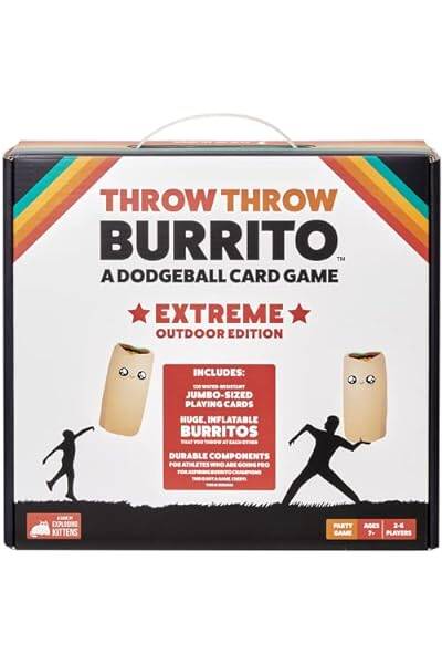 Throw throw burrito extreme outdoor edition by exploding kittens - card ...