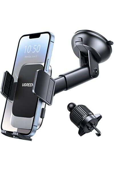 Ugreen auto telefoonhouder 2 in 1 autohouder ventilatie gsm houder 360 ...