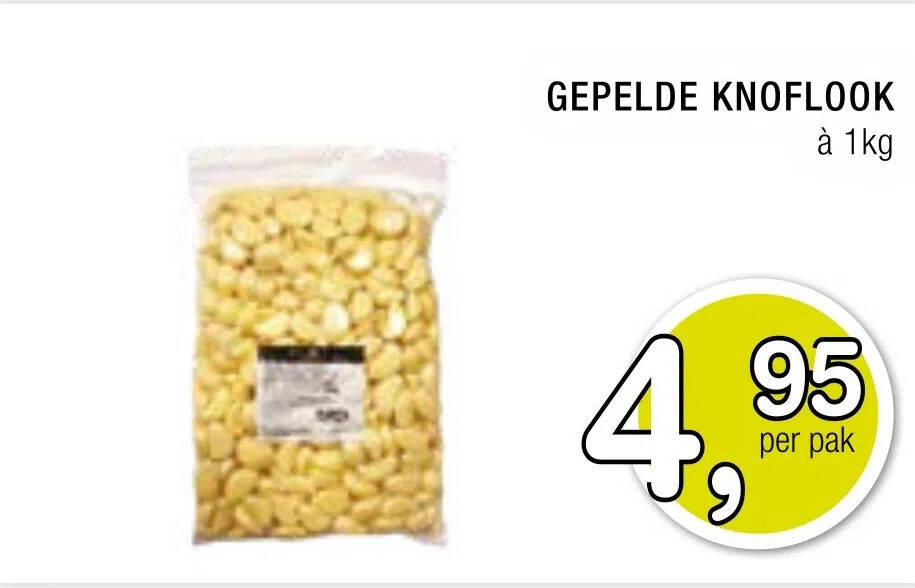 Gepelde knoflook aanbieding bij Amazing Oriëntal