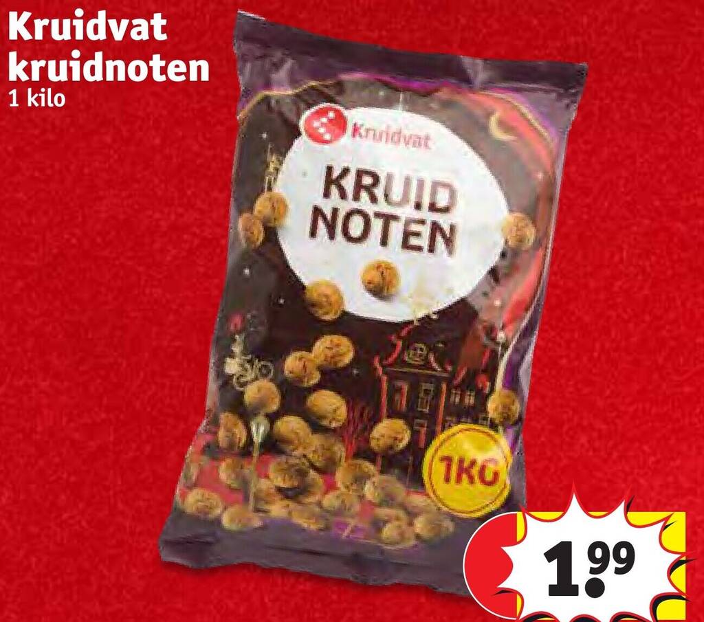 Kruidvat kruidnoten 1 kilo aanbieding bij Kruidvat