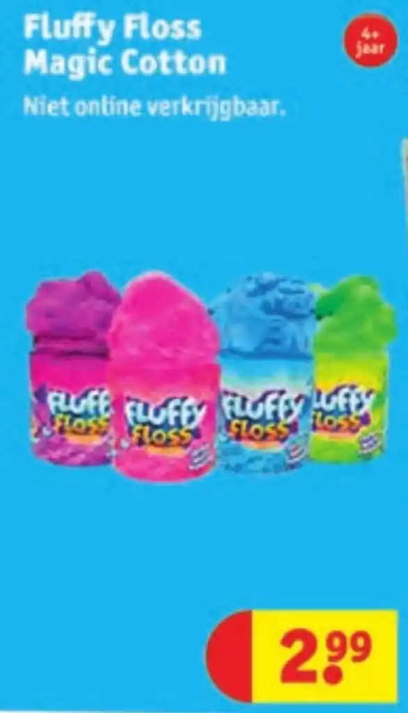 Fluffy Floss Magic Cotton aanbieding bij Kruidvat