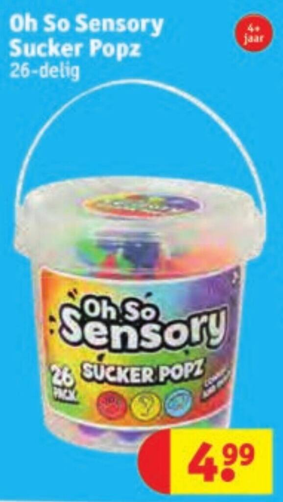 Oh So Sensory Sucker Popz 26-delig aanbieding bij Kruidvat