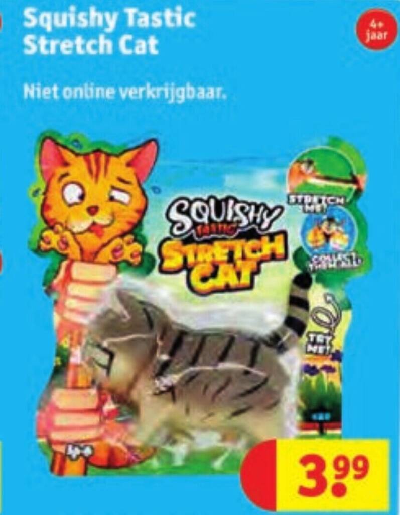 Squishy Tastic Stretch Cat aanbieding bij Kruidvat