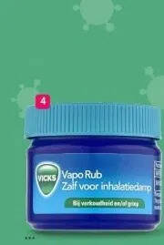 Vicks vaporub*** zalf voor inhalatiedamp 50 gram aanbieding bij Etos
