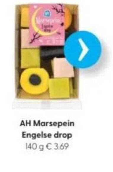 AH Marsepein Engelse drop 140 g aanbieding bij Albert Heijn