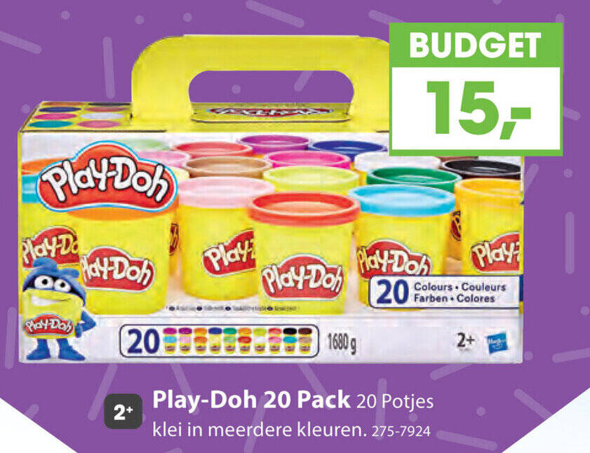 Play-Doh 20 Pack aanbieding bij Top1Toys