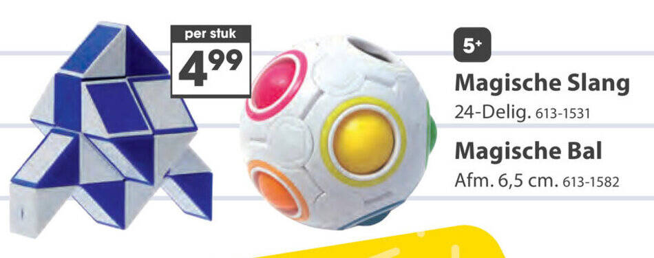 Magische Slang 24-Delig. of Magische Bal aanbieding bij Top1Toys