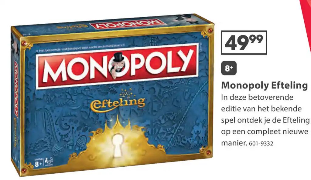 Monopoly Efteling aanbieding bij Top1Toys