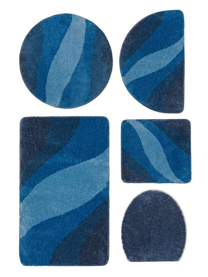 Badmat rond frankfurt webschatz blauw aanbieding bij Klingel