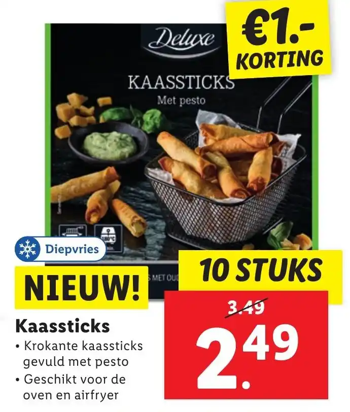 Kaassticks aanbieding bij Lidl