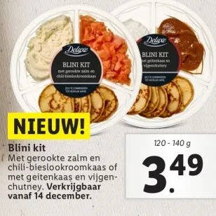 Blini kit aanbieding bij Lidl