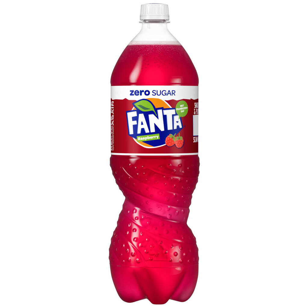 Fanta raspberry no sugar aanbieding bij Dekamarkt