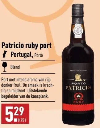 Patricio ruby port portugal, porto aanbieding bij ALDI