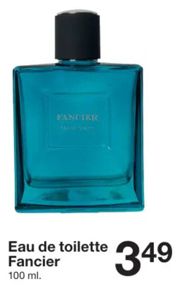 Eau de toilette Fancier 100 ml. aanbieding bij Zeeman