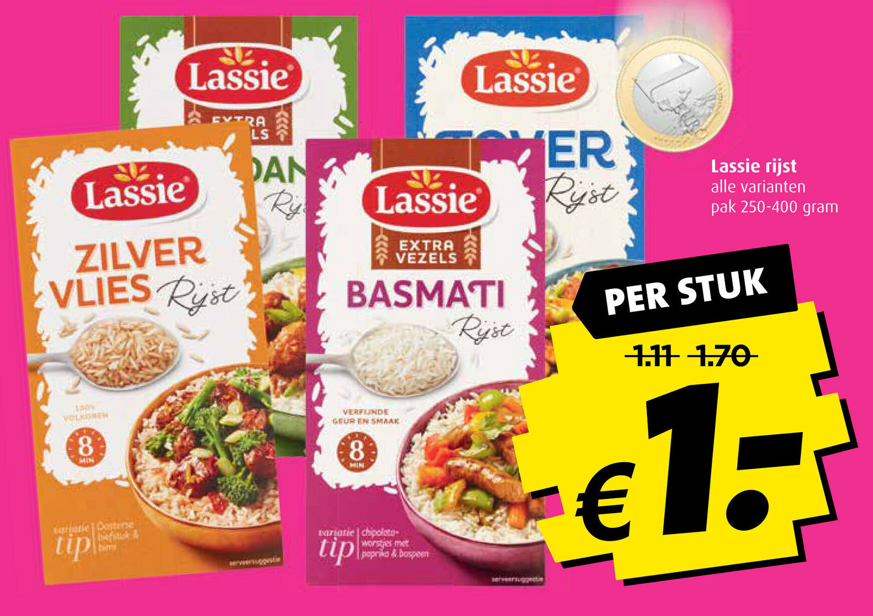 Lassie rijst aanbieding bij Boni
