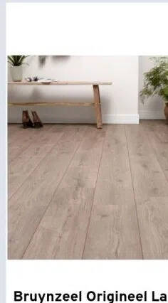 Bruynzeel origineel laminaat beschermend bruin 2v-groef 7 mm 2,4 m2 ...