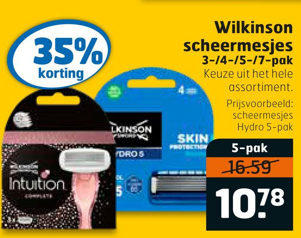 Wilkinson scheermesjes 3-14-/5-17-pak aanbieding bij Trekpleister