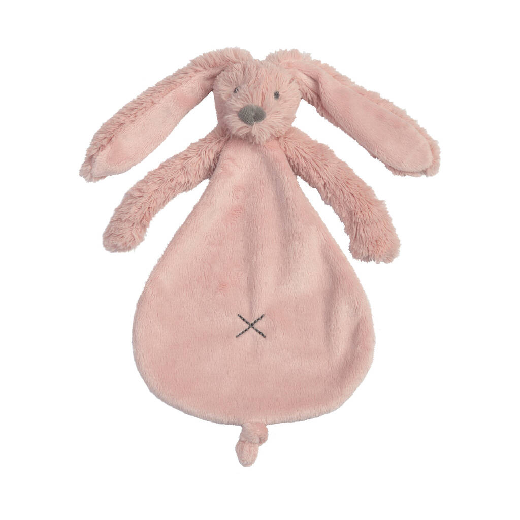 Happy horse rabbit richie knuffeldoekje old pink aanbieding bij Babypark