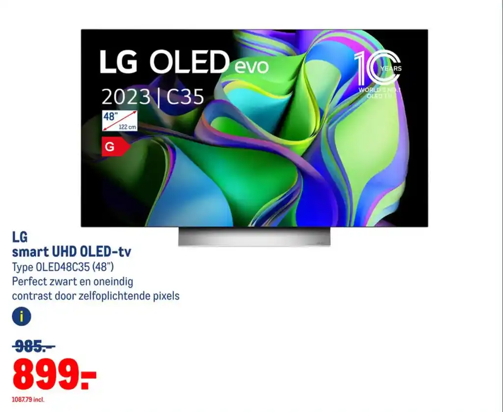 LG smart UHD OLED-tv aanbieding bij Makro