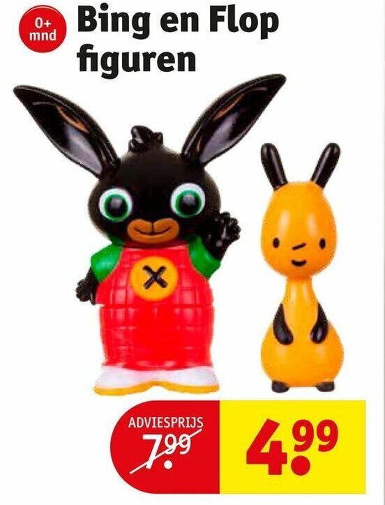 Bing en Flop figuren aanbieding bij Kruidvat