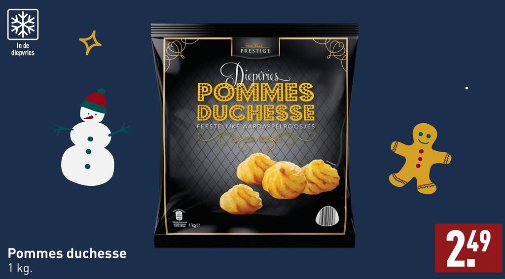 Pommes duchesse 1 kg. aanbieding bij ALDI
