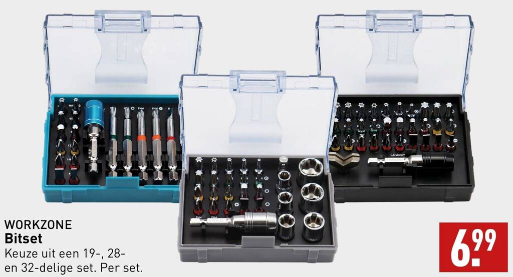 WORKZONE Bitset aanbieding bij ALDI