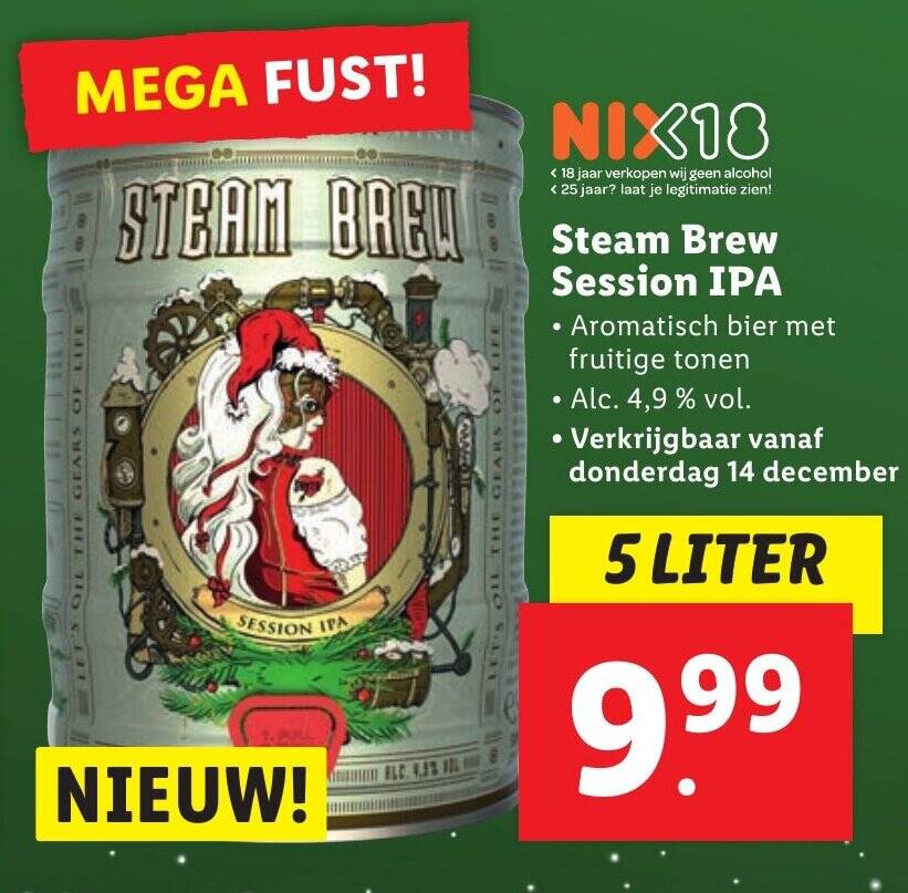 Steam Brew Session IPA aanbieding bij Lidl