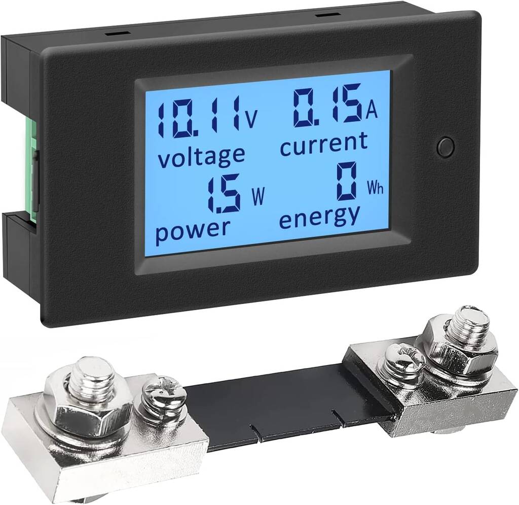 Ketotek ampèremeter voltmeter digitaal dc 6.5v~100v met 100a shunt volt ...