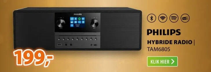 Philips hybride radio | tam6805 aanbieding bij Expert