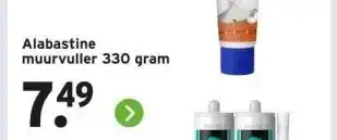 Alabastine muurvuller 330 gram aanbieding bij GAMMA