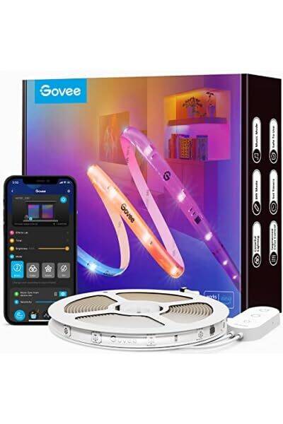Govee rgbic pro ledstrip, 10 m, werkt met alexa en google assistant ...