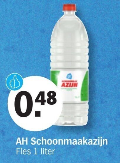 Schoonmaakazijn 1 liter aanbieding bij Albert Heijn